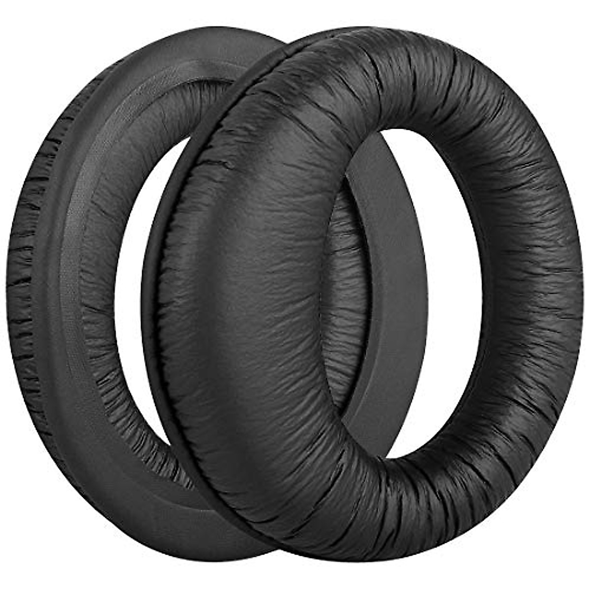 Geekria QuickFit Leatherette Replacement Ear Pads for Sony MDR-RF6000, RF6500, RF7000, RF7100, MDR-DS6000, DS6500, DS7000, DS7100, XD150, XD200 Headphones Earpads, Repair Parts (Black)