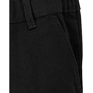 The Children's Place baby boys And Toddler Stretch Skinny Chino Pants Jeans, Black Single, 4T US