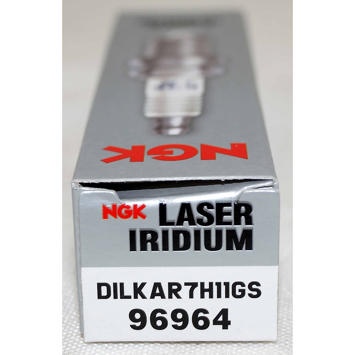 NGK Laser Iridium Spark Plug DILKAR7H11GS 96964 (Pack of 4) for TLX ILX Accord Civic CR-V Reach 26.5mm Gap 1.1mm Resistor Value 5K Ohm Cast Iron 10.8-18 lb. ft. Aluminum 10.8-14.5 lb. ft.