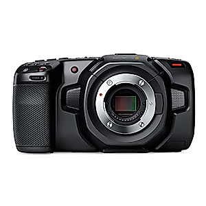 Blackmagic Design Pocket 4K Cinema Camera with 2 Batteries, Dual Chargers, 128GB SDXC 170MB/s Read Memory Card, and Accessory Bundle (8 Items)