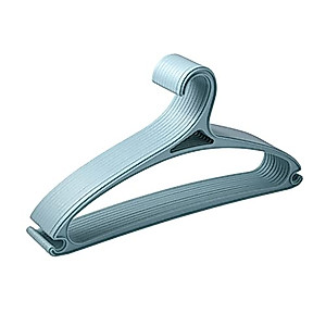 CDYD 20pcs Plastic Clothes Hanger for Adults Children, No Trace, Non Slip, Stackable Storage Hanger Drying Racks for Wardrobe Balcony (Color : E, Size : 41.7 * 1.5 * 21.2 cm)
