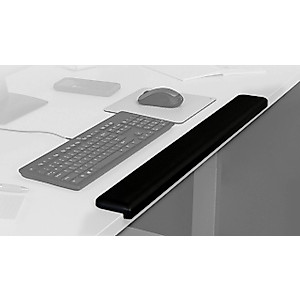 3M Gel Wrist Rest for Standing Desks, Accommodate Different Working Positions, Black (WR200B) 30.13 x 1 x 3.25 inches