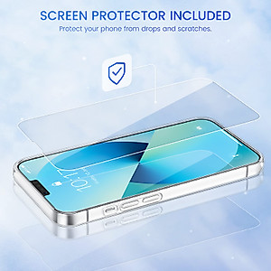 Caka Case Compatible for iPhone 13 Mini Glitter Phone Case Girly Women Bling Sparkle Flowing Floating Quicksand Waterfall Clear Soft TPU Case Cover for iPhone 13 Mini (5.4 inches) (Blue Purple)