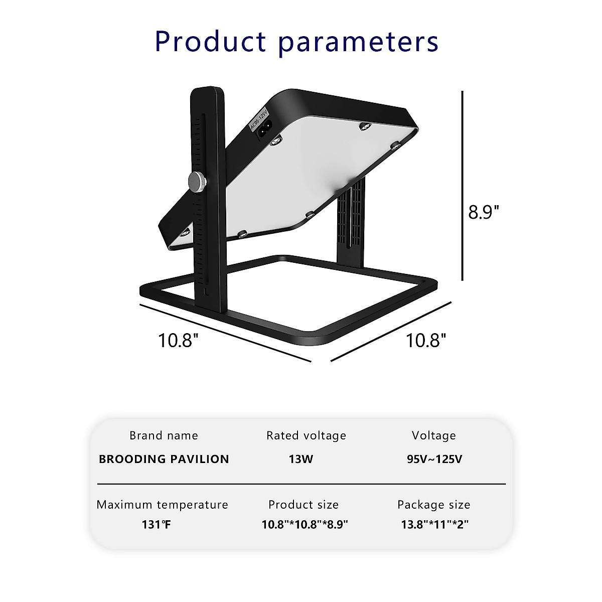 TRIOCOTTAGE Chick Brooder Heating Plate Chicken Coop Heater for Chicks Or Ducklings Warms Up to 15 Chicks