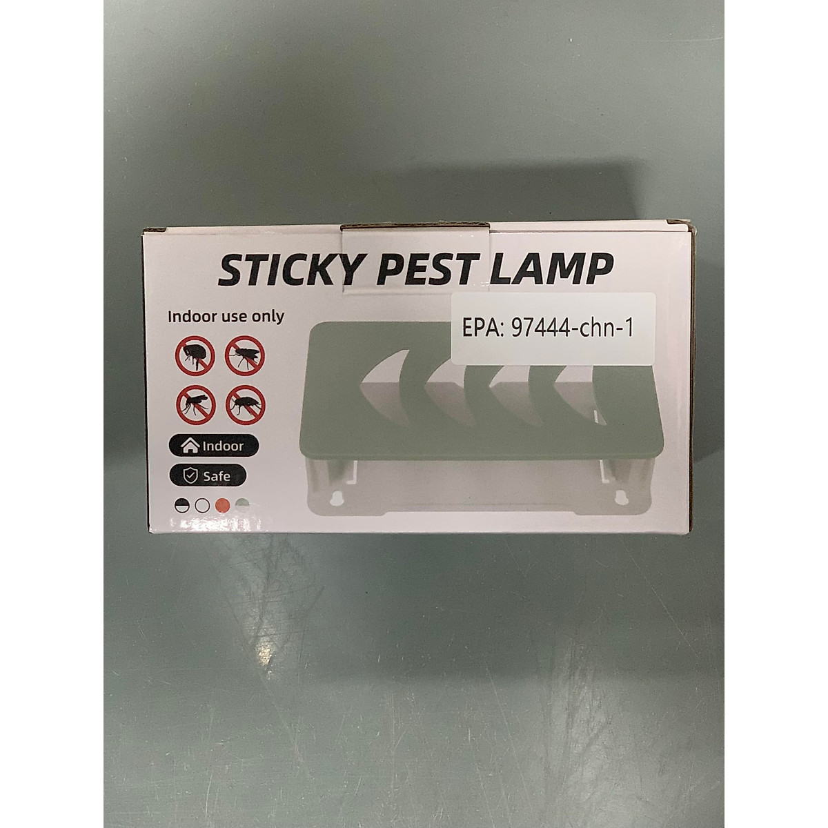 2 Pack Flea Traps for Inside Your Home, Flea Trap with Adjustable Light Modes & 4 Flying Insect Trap Sticky Refill Discs, Pest Trapper for Fleas, Flies, Mosquitoes