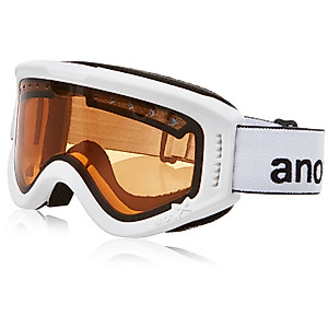 Anon Kids' Tracker Goggle, White Frame Amber Lens W17