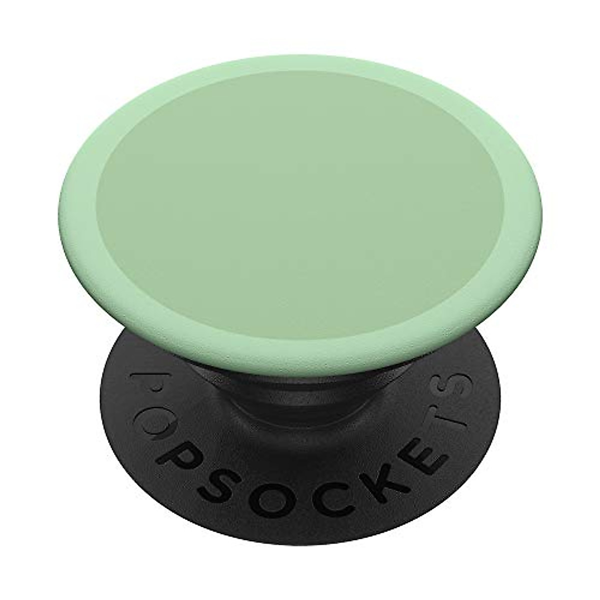 Plain Matcha Green One Color Colored Hue With Border Design PopSockets PopGrip: Swappable Grip for Phones & Tablets