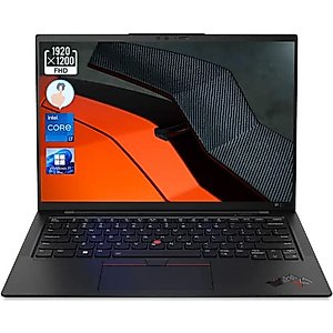 Lenovo ThinkPad X1 Carbon Gen 10 Business Laptop, 14" WUXGA IPS, Intel Core i7-1260P Processor, Windows 11 Pro, 16GB RAM, 1TB SSD, Backlit Keyboard, Fingerprint Reader, WiFi, Long Battery Life, TDU