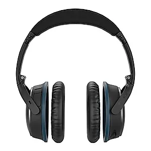 Bose Headphone Replacement Ear Pads for Bose QC15 and QC25, Enhanced Noise Isolation + Supreme Comfort PU Leather EarPads Cushion Set (Ae2i, Quietcomfort 15, Quiet Comfort 25)