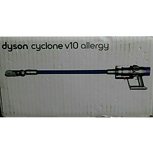 Dyson V10 Allergy Cordless Stick Vacuum Cleaner I Fade-Free Power I 14 Cyclones I Hygienic Bin Emptying I Whole Machine Filtration I Wall Mounted I Up to 60 Min Runtime I Blue + USB-C Adapter