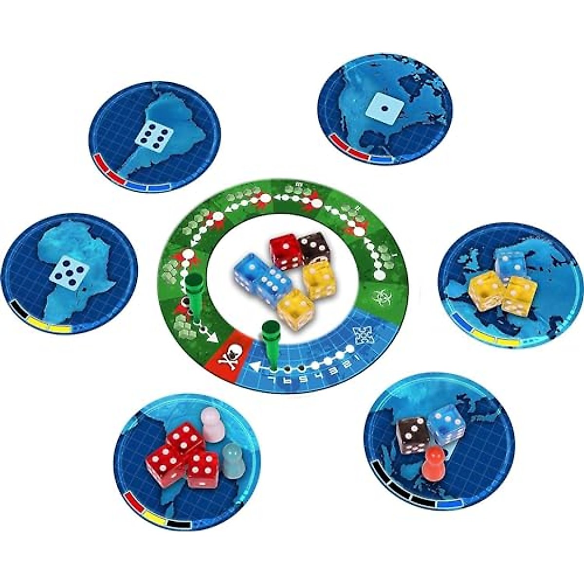 Pandemic The Cure Board Game (Base Game) | Board Game for Adults and Family | Cooperative Board Game | Dice Game | Ages 8+ | 2 to 5 players | Average Playtime 30 minutes | Made by Z-Man Games
