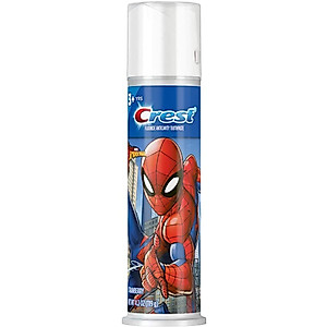 Crest Toothpaste 4.2 Ounce Baby Spiderman Pump (Strawberry) (Pack of 2)