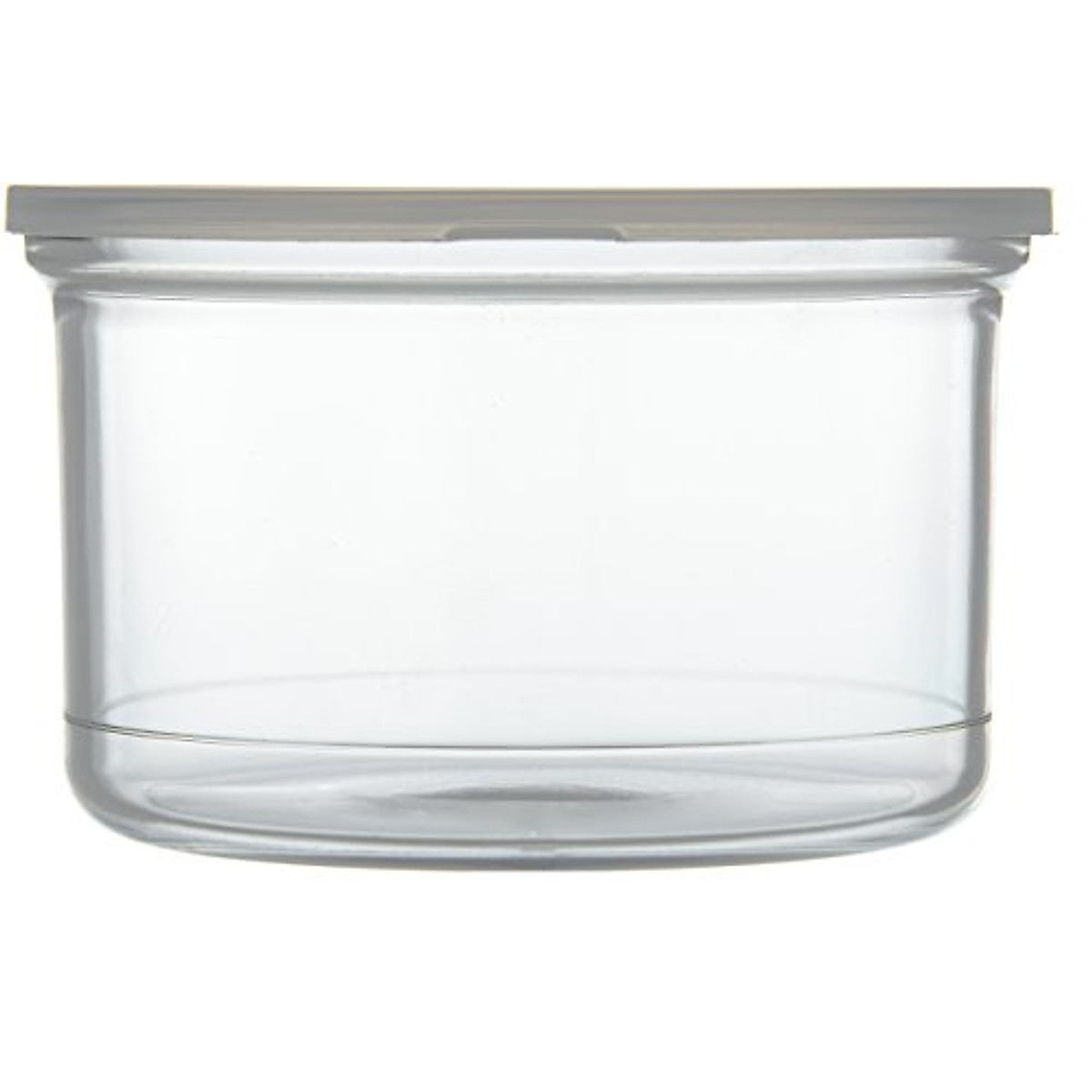 Carlisle FoodService Products Classic™ Round Storage Container with Lid, 1.5 Quart Crock, Clear