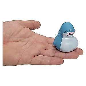 Cool Shark Rubber Ducks (2") Standard Size. (12 Pack) Cute Duck Bath Tub Pool Toys. (Shark Rubber Duckies)