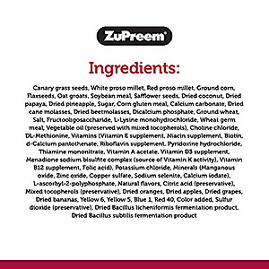 ZuPreem Smart Selects Bird Food for Very Small Birds, 2 lb - Everyday Feeding for Canaries, Finches