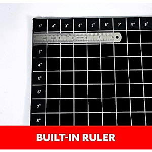 GridMat® Premium Thick Under The Sink Mat Cabinet Liner, Precision Custom Fit With Exclusive GridMat® Cutting System, Waterproof, Ultimate Absorption, Kitchen/Bathroom/Laundry (Charcoal, 24x34 Inches)