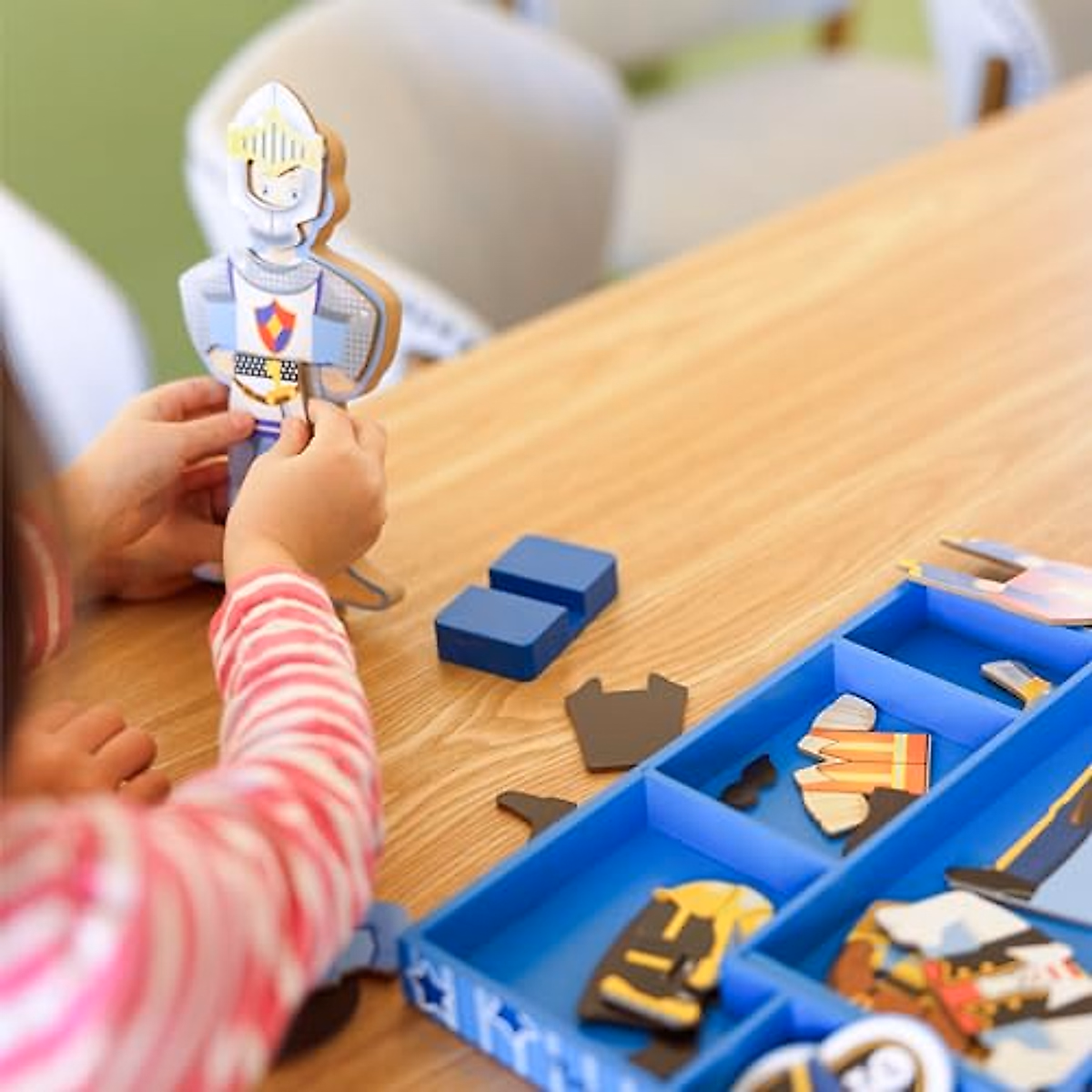 Melissa & Doug Joey Magnetic Wooden Dress-Up Pretend Play Set (25+ pcs) for Toddlers and Preschoolers Ages 3+