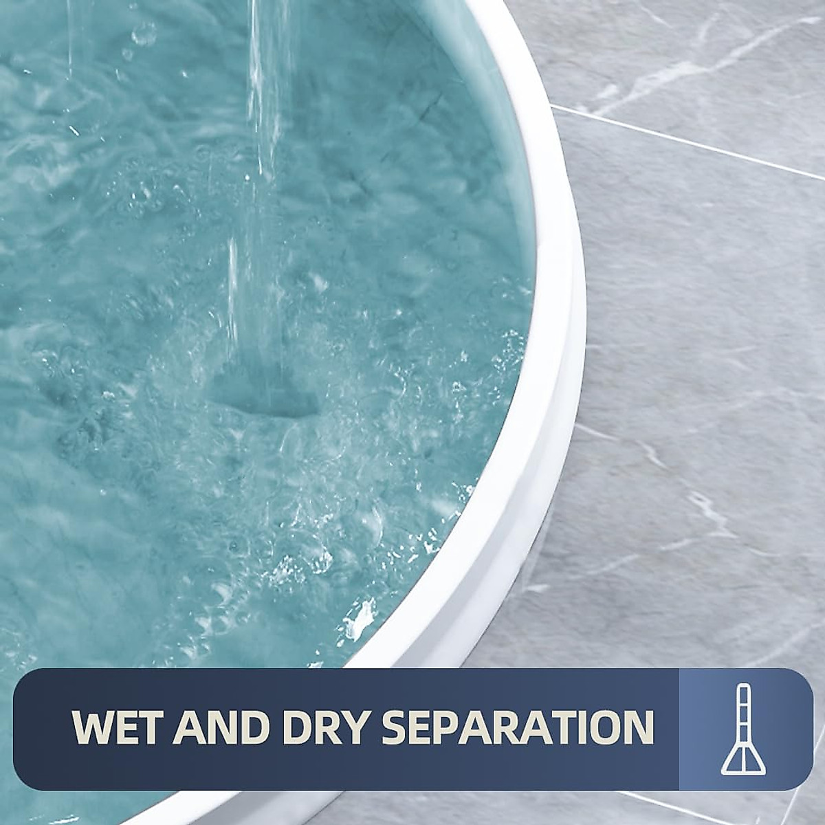 (Upgraded) 3” High Shower Threshold Water Dam 67 Inch Collapsible Shower Barrier Water Barrier Shower Water Stopper Shower Water Guard Dry and Wet Separation for Bathroom Kitchen and More(5.6ft)