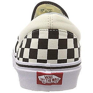 Vans Unisex Adults' Classic Slip On, Black/Off White Check, 6.5 UK