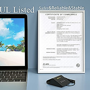 USB Charging Station, 4 USB Desktop Charging Station for Multiple Devices Compatible with Smart Phones, Speaker, Power Bank and More