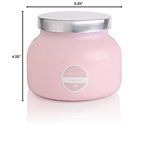 Capri Blue Volcano Scented Candles - Luxury Glass Jar Candles for Home Scented with Tropical Fruit & Sugared Citrus - Soy Wax Blend - Capri Blue Volcano - Bubblegum Color (19 oz)