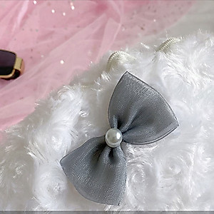 Kawaii Frog Purse for Women, Cute Lolita Anime Plush Purse for Women, Soft Fluffy Frog Crossbody Bag With Chain Strap (Green)