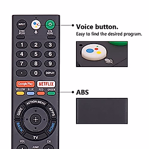 RMF-TX300U 149331811 Voice Remote Control Replaces for Sony Smart TV RMF-TX200U RMF-TX201U KD-49XE8004 KD-65XE8505 KD-75XE9005 KDL-75W850C XBR-43X800E XBR-49X800E XBR-55X800E XBR-65X850E XBR-65X930D