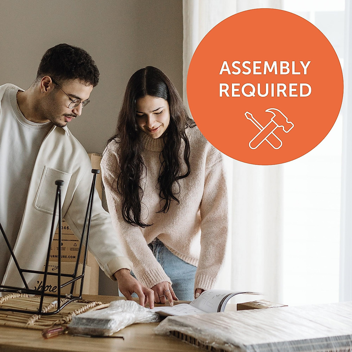 South Shore Holland Platform Bed with Drawer, Queen, Weathered Oak