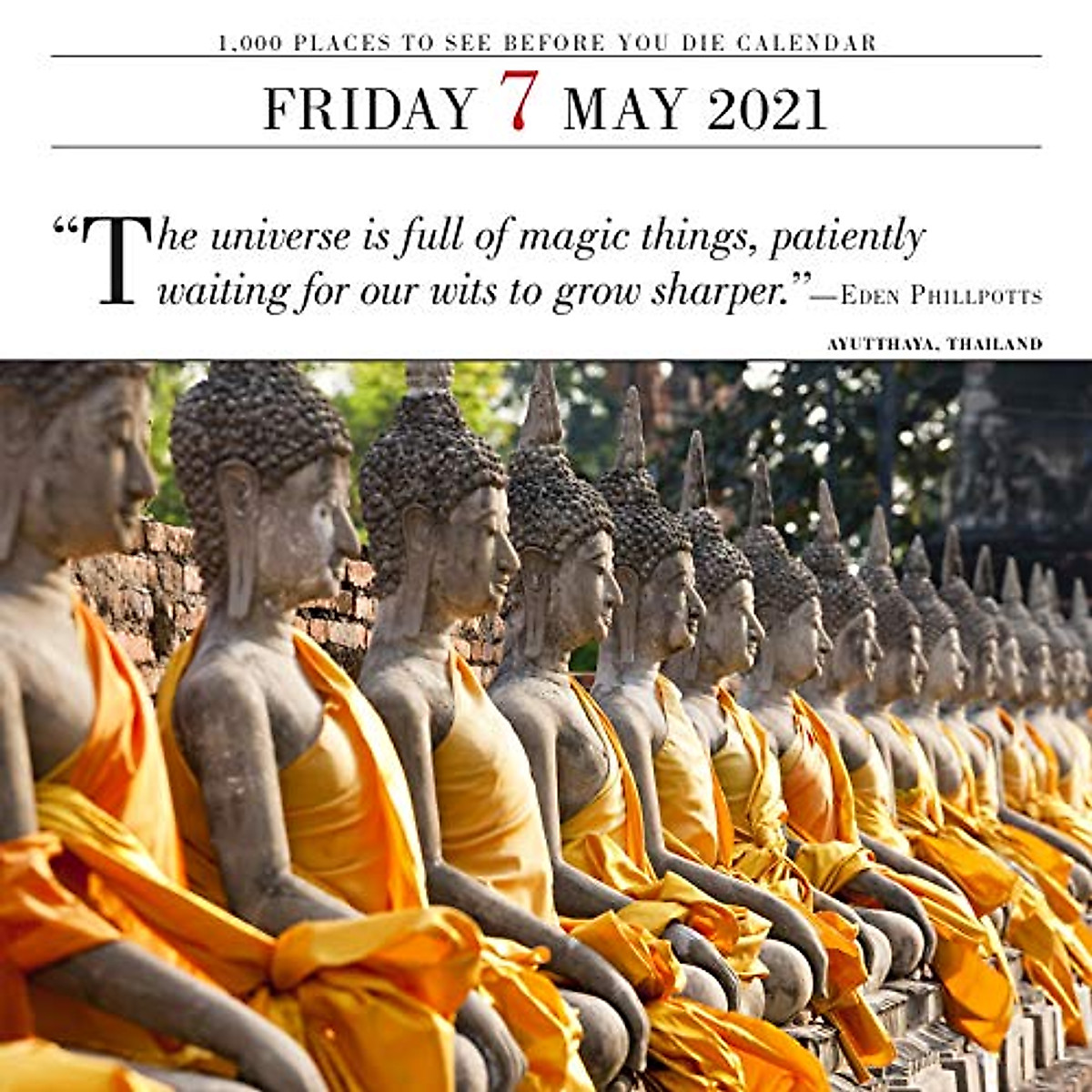 1,000 Places to See Before You Die Page-A-Day Calendar 2021