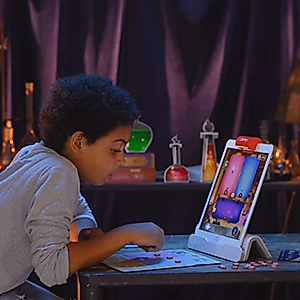 Osmo - Math Wizard and the Magical Workshop for iPad & Fire Tablet - Ages 6-8/Grades 1-2 -Addition & Subtraction-Curriculum-Inspired-STEM Toy Gifts for Kids,Boy & Girl-Ages 6 7 8 (Osmo Base Required)