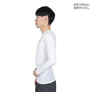 Under Armour Men's Armour HeatGear Compression Long-Sleeve T-Shirt , White (100)/Black, Large