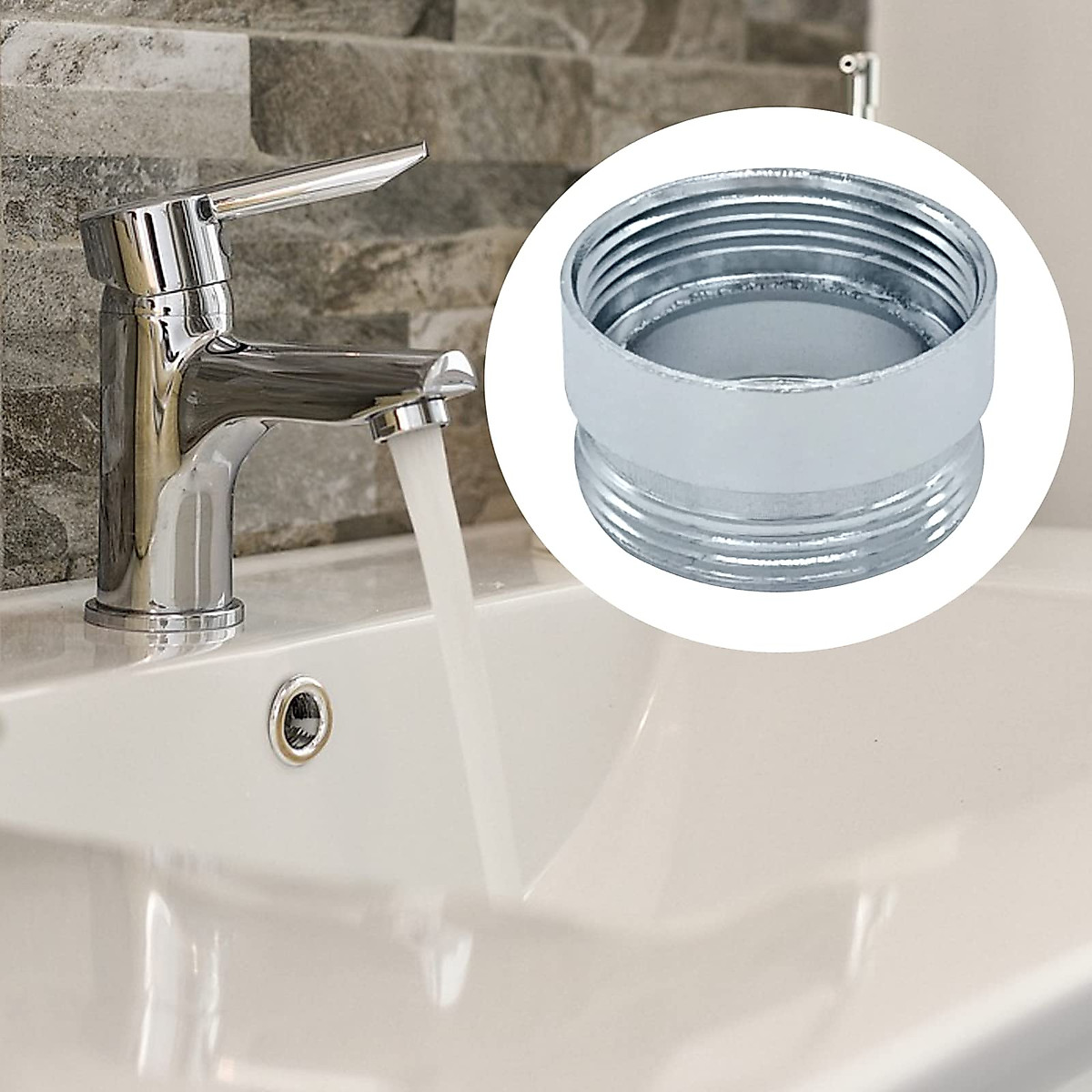 12 Pieces Faucet Adapter Kit Kitchen Aerator Adapter Male To Female,Male To Male Faucet Adapter Water Hose Adapter(Faucet Adapter Various Sizes)