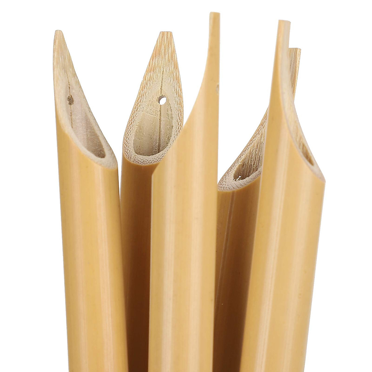 Yosoo Health Gear Bamboo Dip Pens, 5Pcs Dip Pens Calligraphy Pens, Handcrafted Manga Calligraphy Vintage Bamboo Drawing Painting Kit School Supplies(#1)