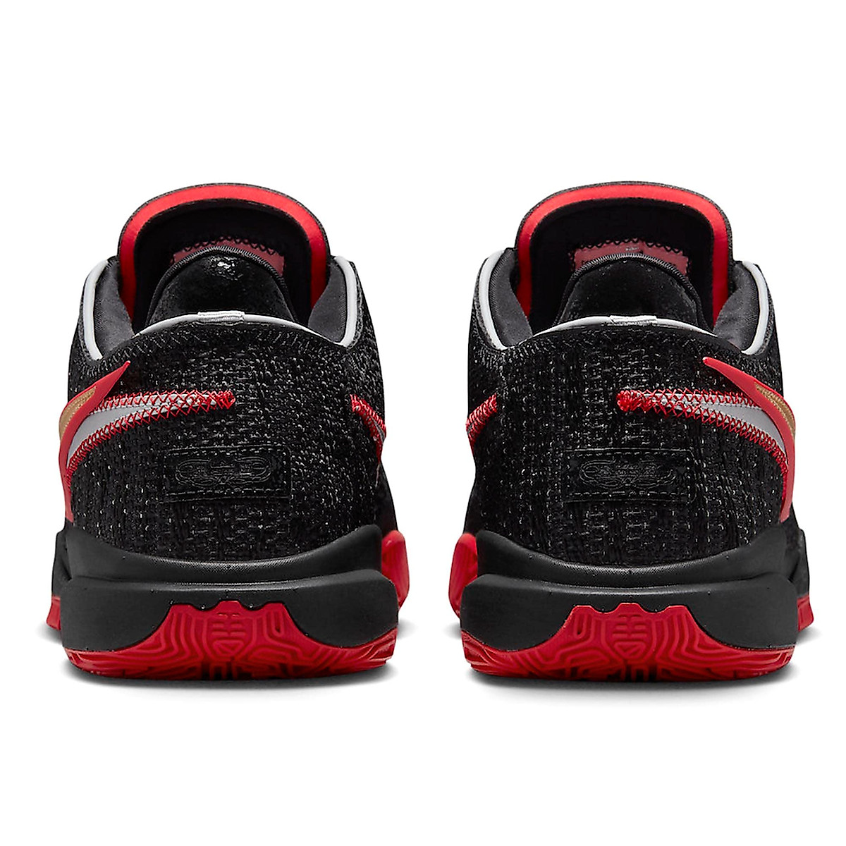 Nike Lebron XX (Big Kid) Black/Black/University Red 5 Big Kid M