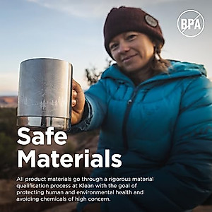 Klean Kanteen Camp Mug 12 Oz Laser Etch Mntns Brushed Silver