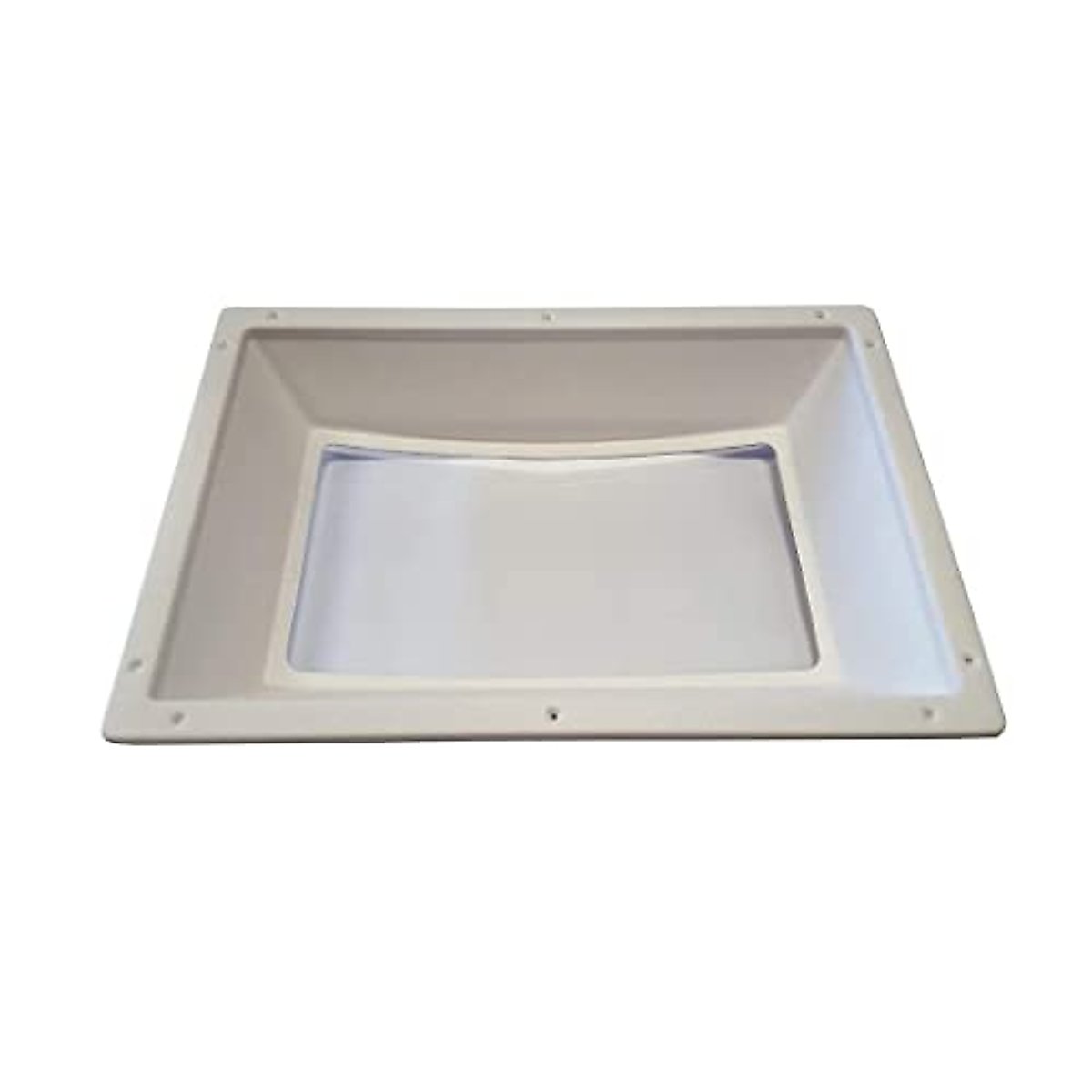 SCT RV Skylight Bundle - Clear Outer Dome 14" x 22", Flange 17" x 25" and Inner Dome with Window 14" x 22" + Dicor 501LSW-1 Lap Sealant