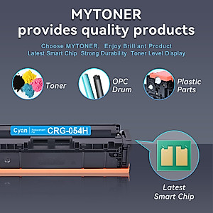 MYTONER 054H Compatible Toner Cartridge Set Replacement for Canon 054H Cartridges 054 Toner for LBP620 MF642Cdw MF640C MF642Cdw MF644Cdw LBP622Cdw Printer (Black Cyan Magenta Yellow,4-Pack)