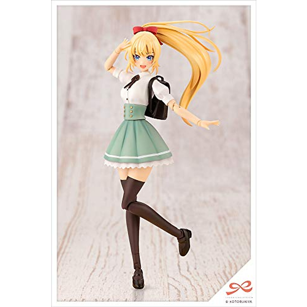 Kotobukiya Sousai Shojo Teien: Ritsuka Saeki (St. Iris Gakuen Girls' High School Summer Clothes Version) Plastic Model Kit, Multicolor (JK003)