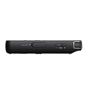 Sony Voice Recorder ICD-PX Series with Built-in Mic and USB, microSD Card Slot Up to 32 GB to Expand Memory, Adjustable Microphone Range, Includes A NeeGo Lavalier Lapel Mic