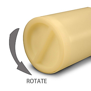 2 Pack Outdoor Flameless LED Pillar Candles Battery Operated Flickering Lights with Timer Plastic Resin Lights for Christmas Home Garden Decoration Baby Birthday Party Bridal Shower Decor 4x10 Inches