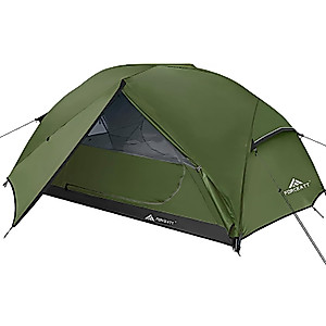 Forceatt Tent 2-3 Person Camping Tent, Waterproof and Windproof 3-4 Seasons Ultralight Backpack Tent, can be Installed Immediately, Suitable for Hiking, Camping, Outdoor (2-Person-Dark Green)