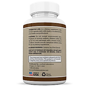 Justified Laboratories Anti Gray Hair 9000 Helps Restore Natural Hair Color 60 Capsules Per Bottle 2 Pack