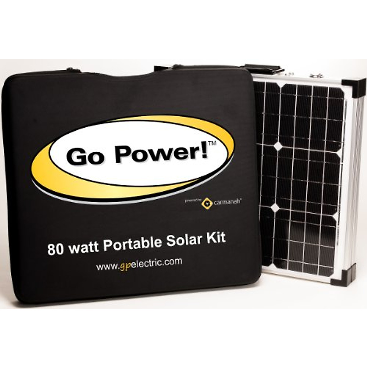Go Power! GP-PSK-90 90W Portable Folding Solar Kit,Black