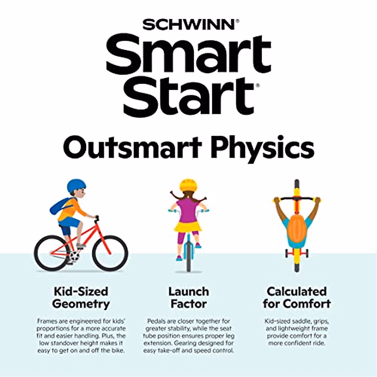 Schwinn Koen & Elm Toddler and Kids Bike, For Girls and Boys, 14-Inch Wheels, BMX Style, With Saddle Handle, Training Wheels Included, Chain Guard, and Number Plate, Red