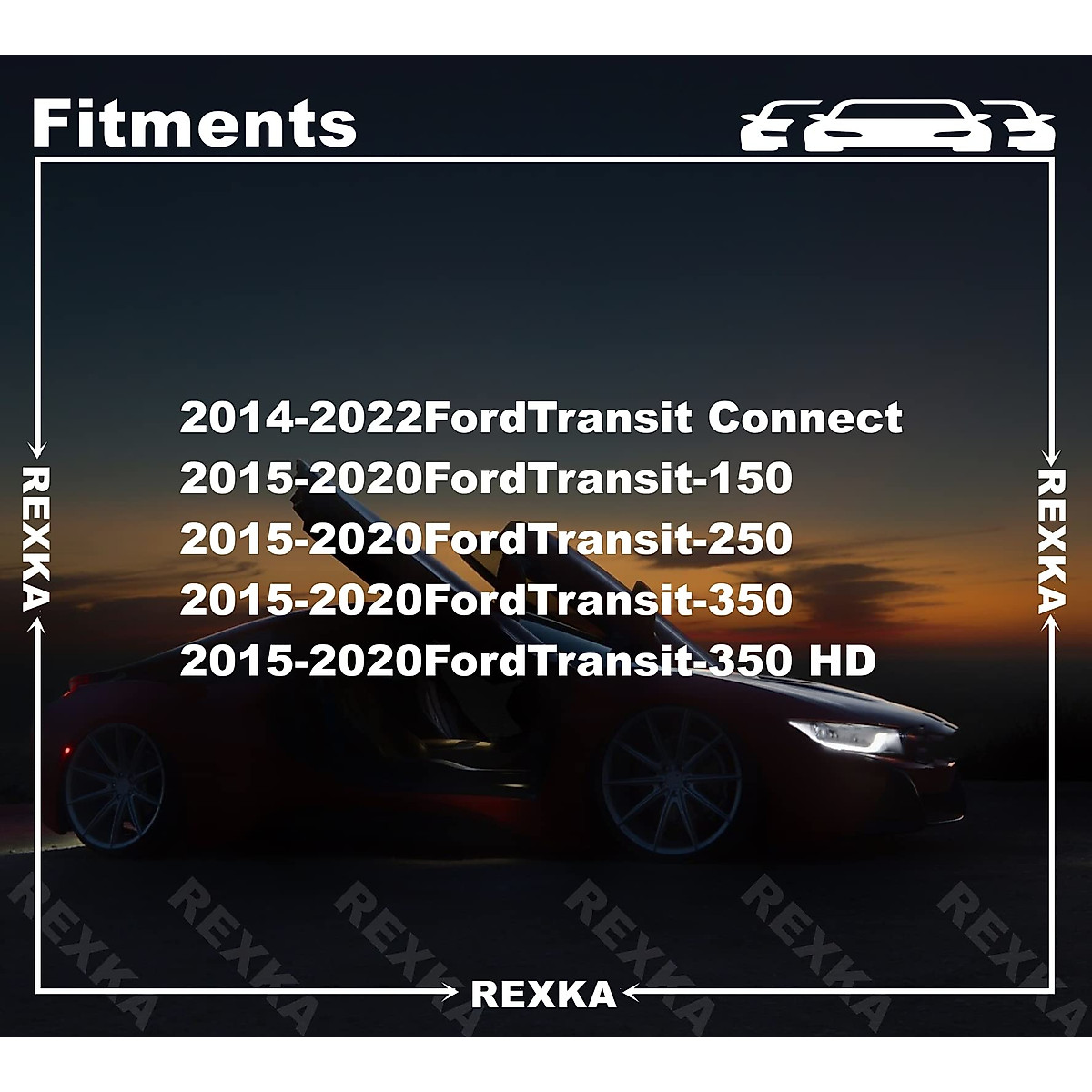 Rexka 20pcs Door Trim Panel Clip Fastener Retainer for Land Rover LR013135, Body Side Molding Clip for Ford W714231-S300