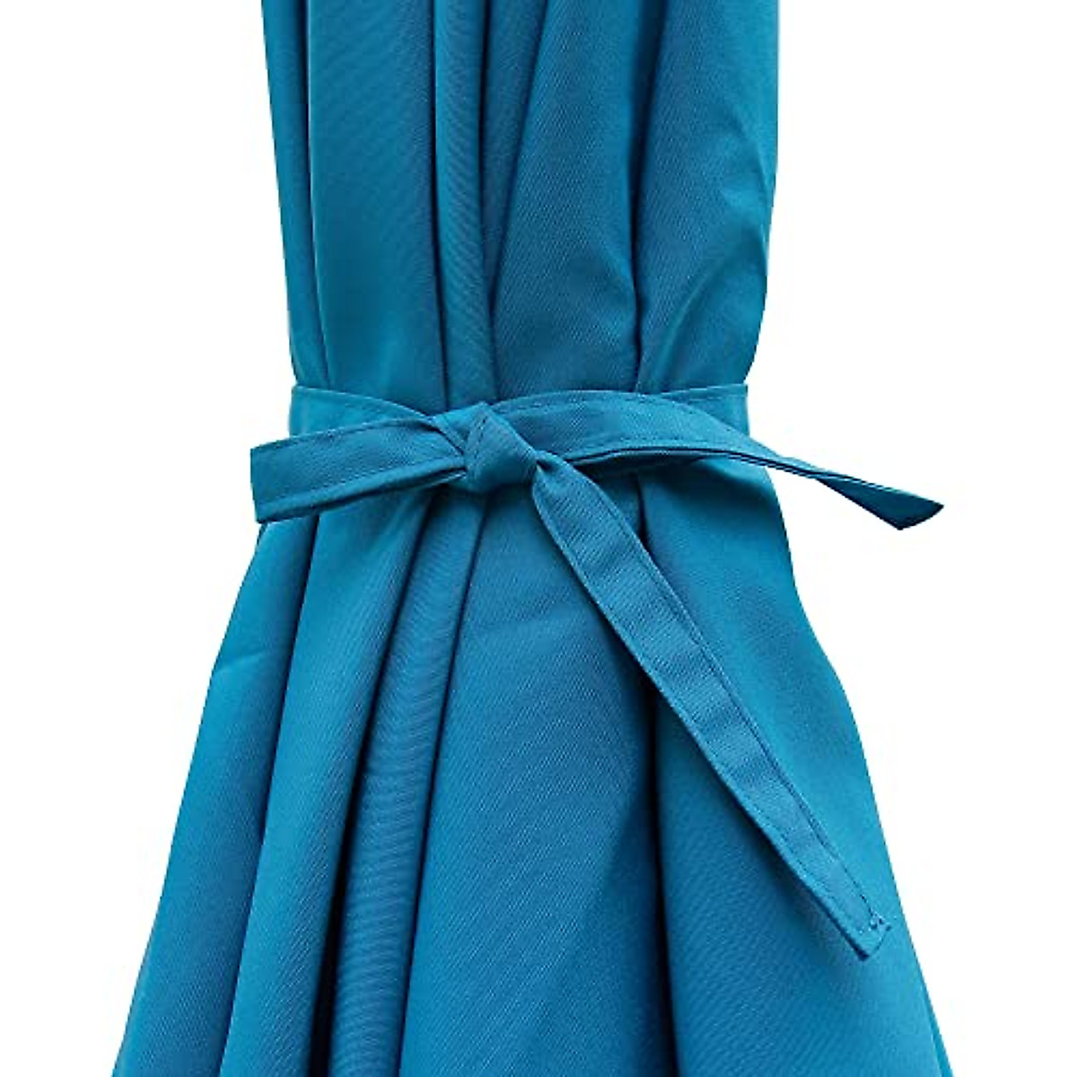 Blissun 7.5 ft Patio Umbrella, Market Umbrella with Push Button Tilt Crank, Cerulean