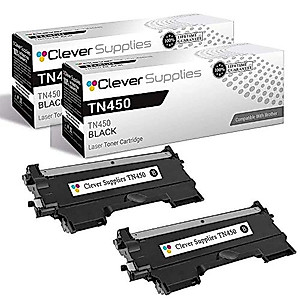 CS Compatible Toner Cartridge Replacement for Brother TN450 TN-450 2 Black HL-2275 2275DW 2280DW MFC-7240 7360N 7365DN 7460DN 7860DW FAX-2845 Intellifax 2840 2940