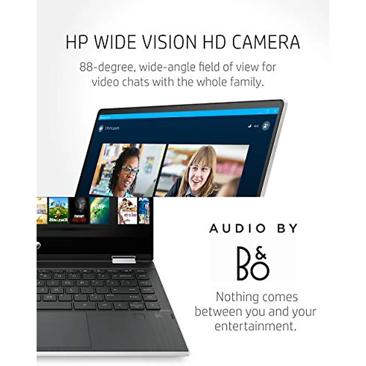 HP Pavilion x360 14 2-in-1 Laptop, 10th Generation Intel Core i5-10210U Processor, 8 GB Ram, 512 GB SSD Storage, 14” Full HD Touch Screen, Windows 10 Home, Backlit Keyboard (14-dh1021nr, 2020)