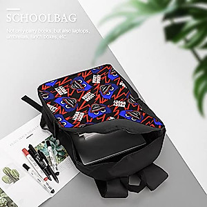 Xgvuqqi Horror Game Backpack Shoulder Bag Cartoon Cosplay Laptop Bag 17" (Pop-2)