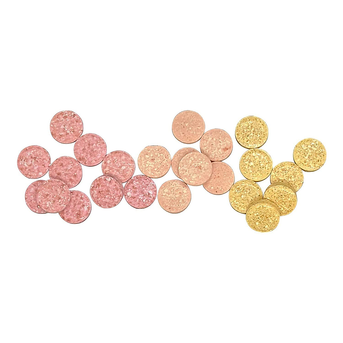 pH Buffer Calibration Solution Tablets, pH 4.00, 7.00 and 10.00, Color Coded, Precise and Easy Calibration of All pH Meters [30 Tablets Total, 10 at Each pH Value]